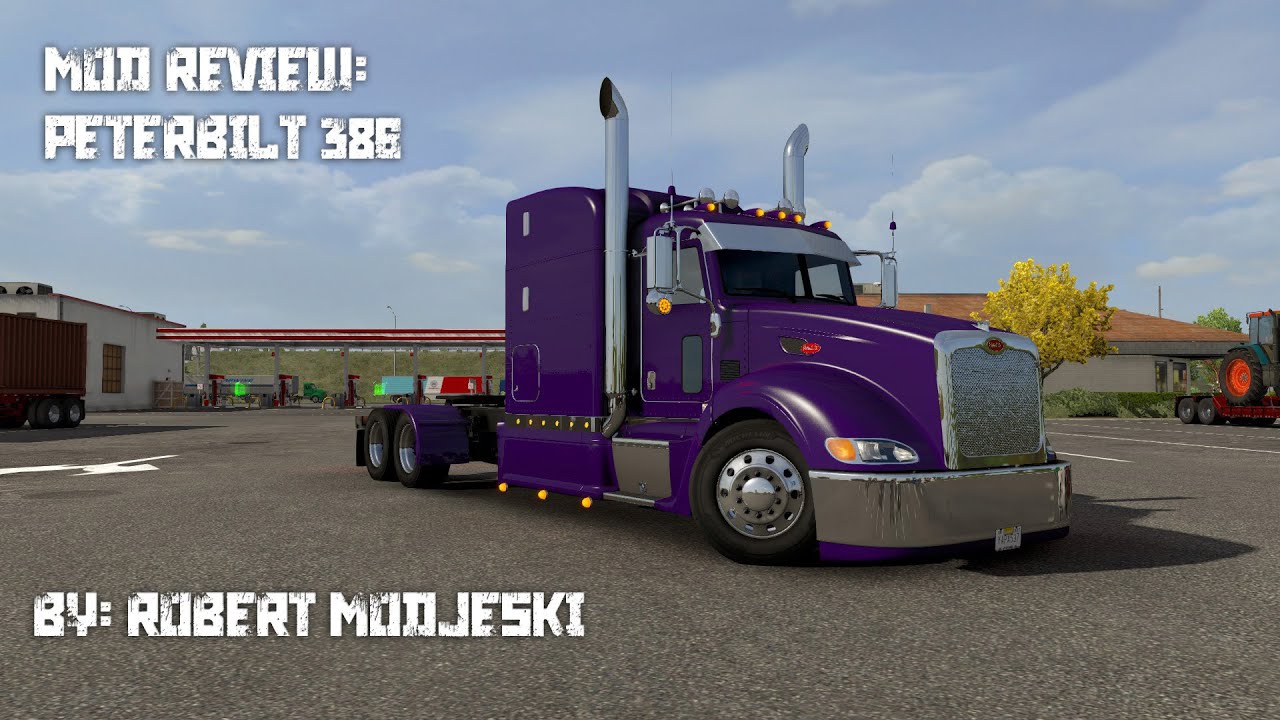 MOD REVIEW: Peterbilt 386 by R. Modjeski (ATS 1.38) - YouTube