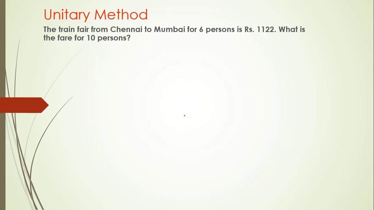 Class 5 Sums on unitary method 1 - YouTube