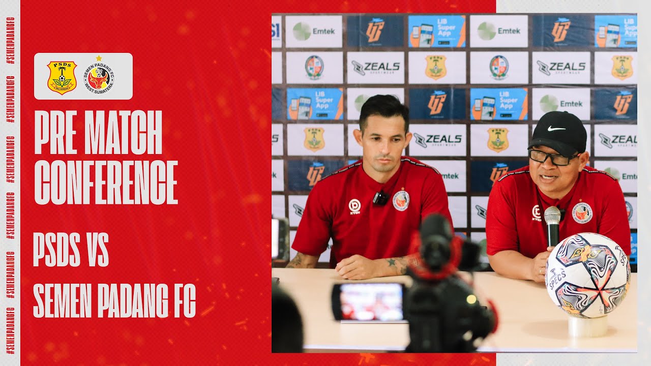 Pre Match Conference | PSDS Deli Serdang vs Semen Padang FC | Matchday ...