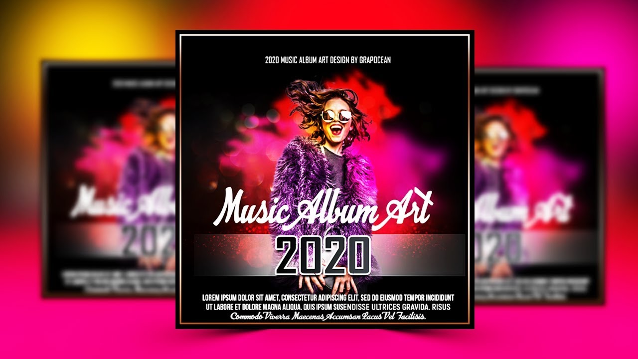 Mixtape Cover Art Design - Photoshop CC Tutorial - YouTube