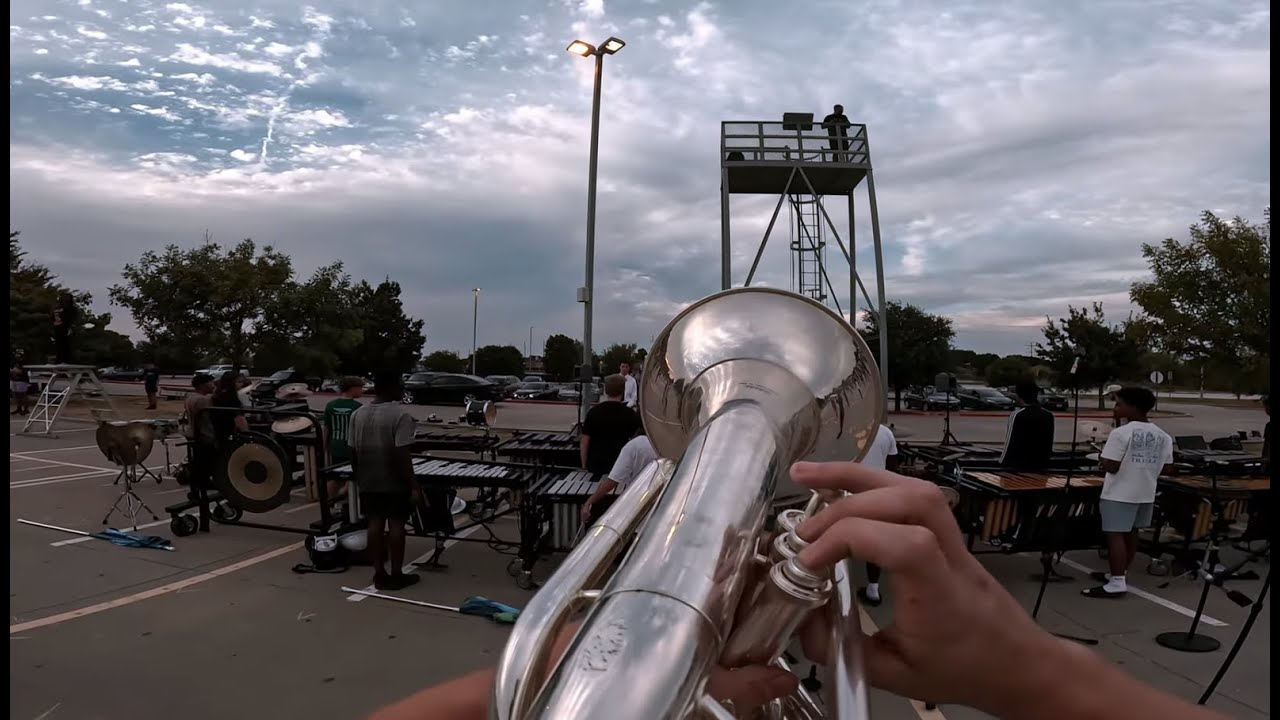 Lake Ridge High School Marching Band 2025-26 Baritone Headcam - Ben ...