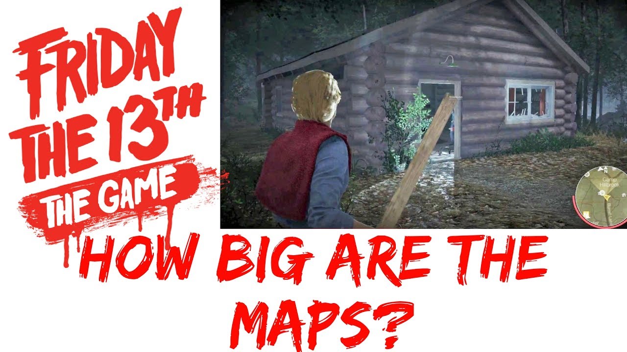 HOW BIG IS THE MAP in Friday the 13th? Map: Crystal Lake - YouTube