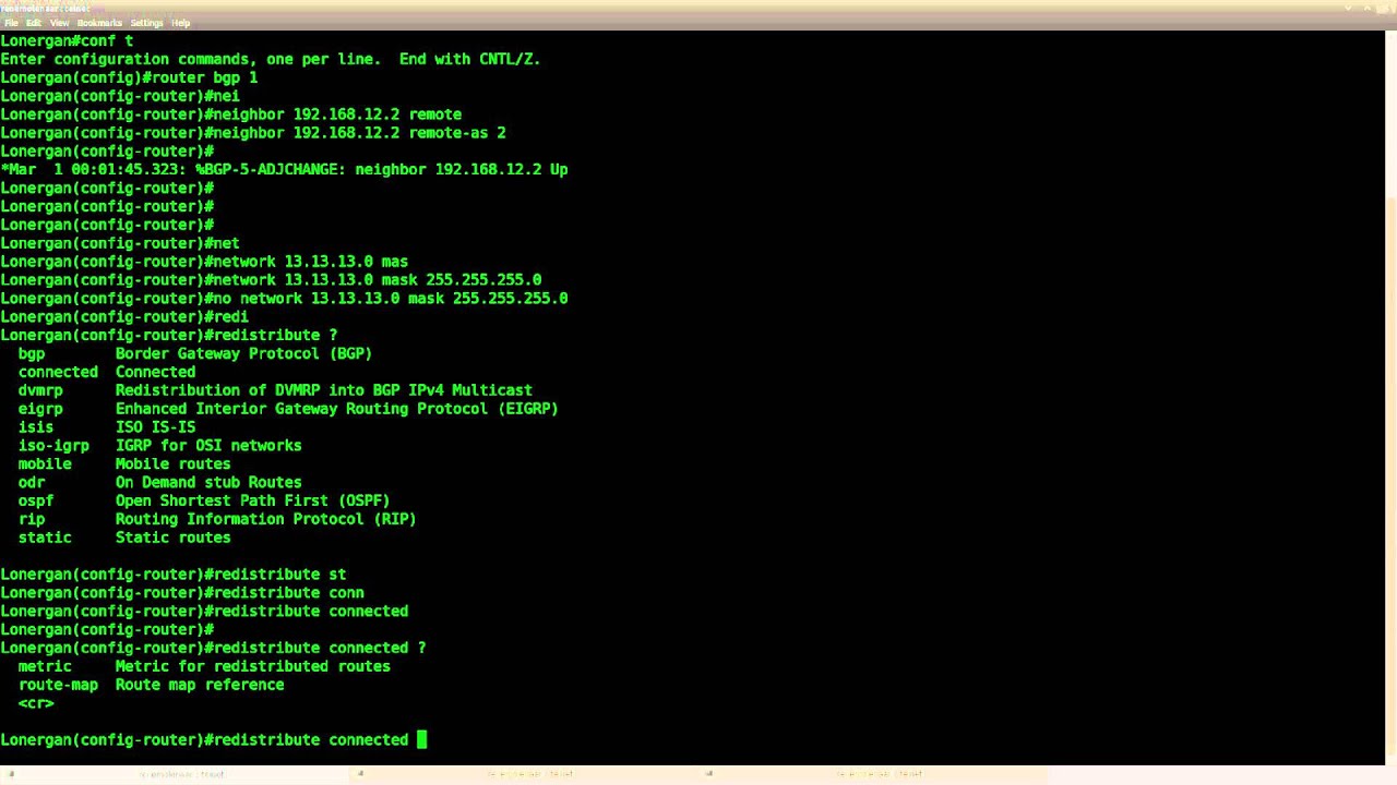 BGP Attribute Origin lab in GNS3 - YouTube