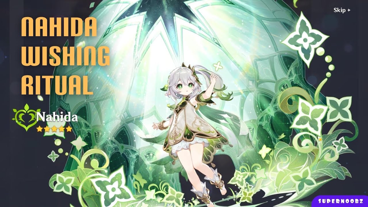 NAHIDA Wishing Ritual | Gacha GENSHIN IMPACT 3.2 - YouTube
