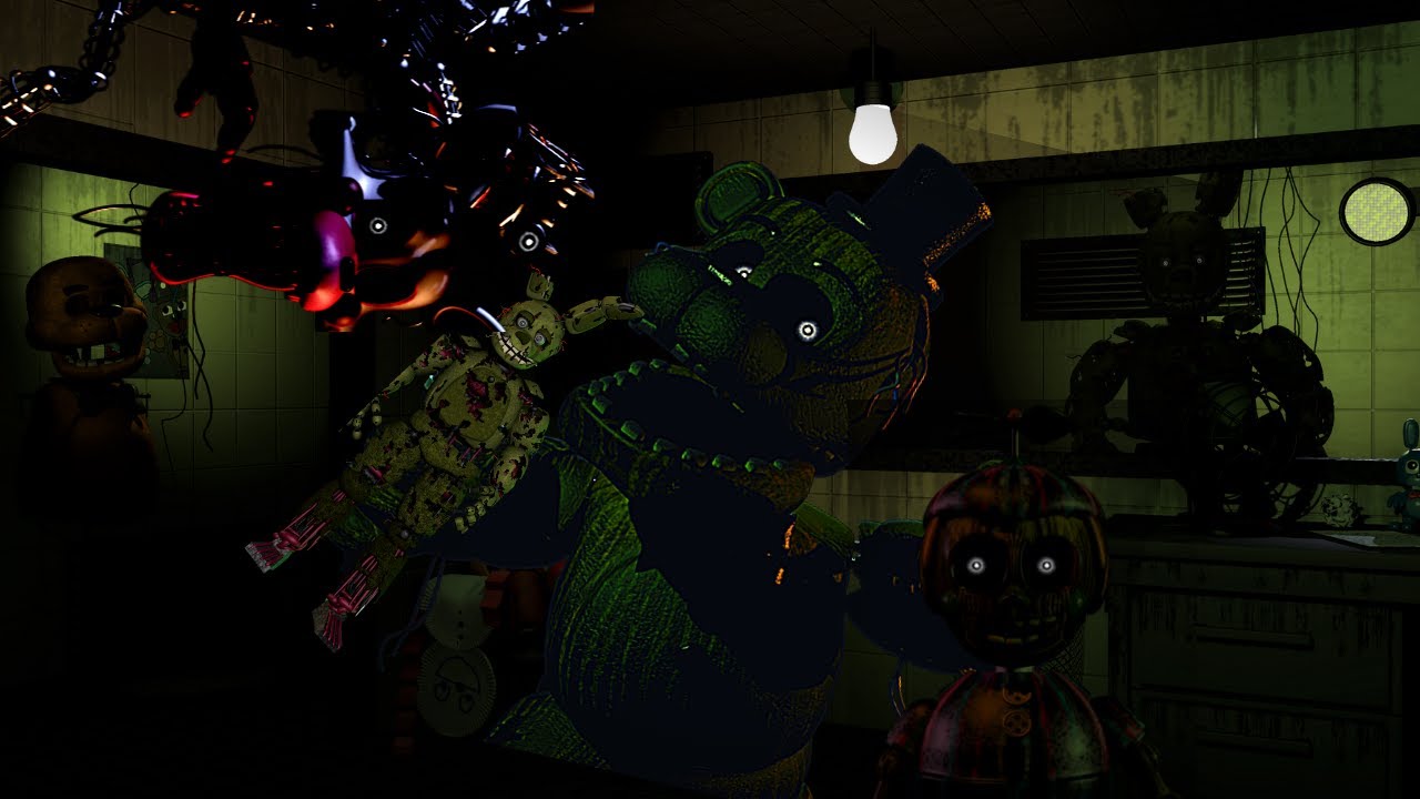 Springtrap and CO. Attacks || Five Nights at Freddy's 3 - YouTube