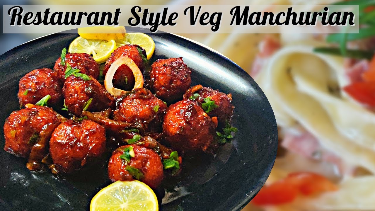 How to make Veg Manchurian at home | Manchuria ela thayaru cheyali ...