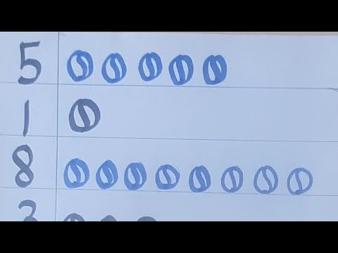 How To Count And Draw Numbers | Counting Numbers | Picture Study For ...