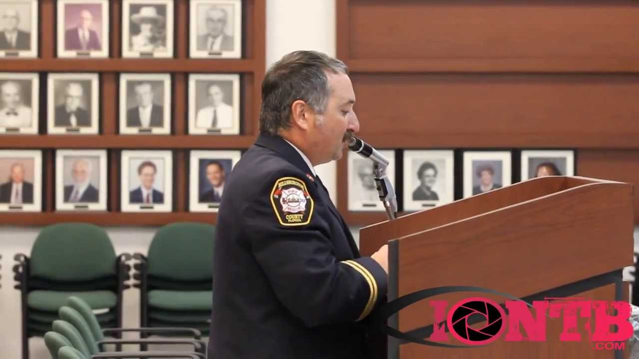 Chief Patrick Competelli receives a Golden Axe from the City of ...