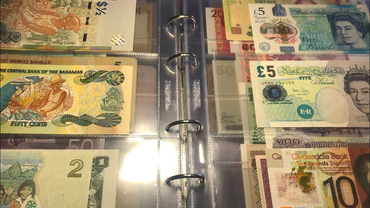 world paper money collection update part 1 - YouTube