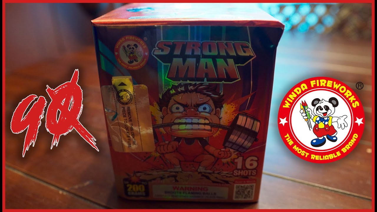 Strong Man - Winda Fireworks - 16S 200G Firework - YouTube