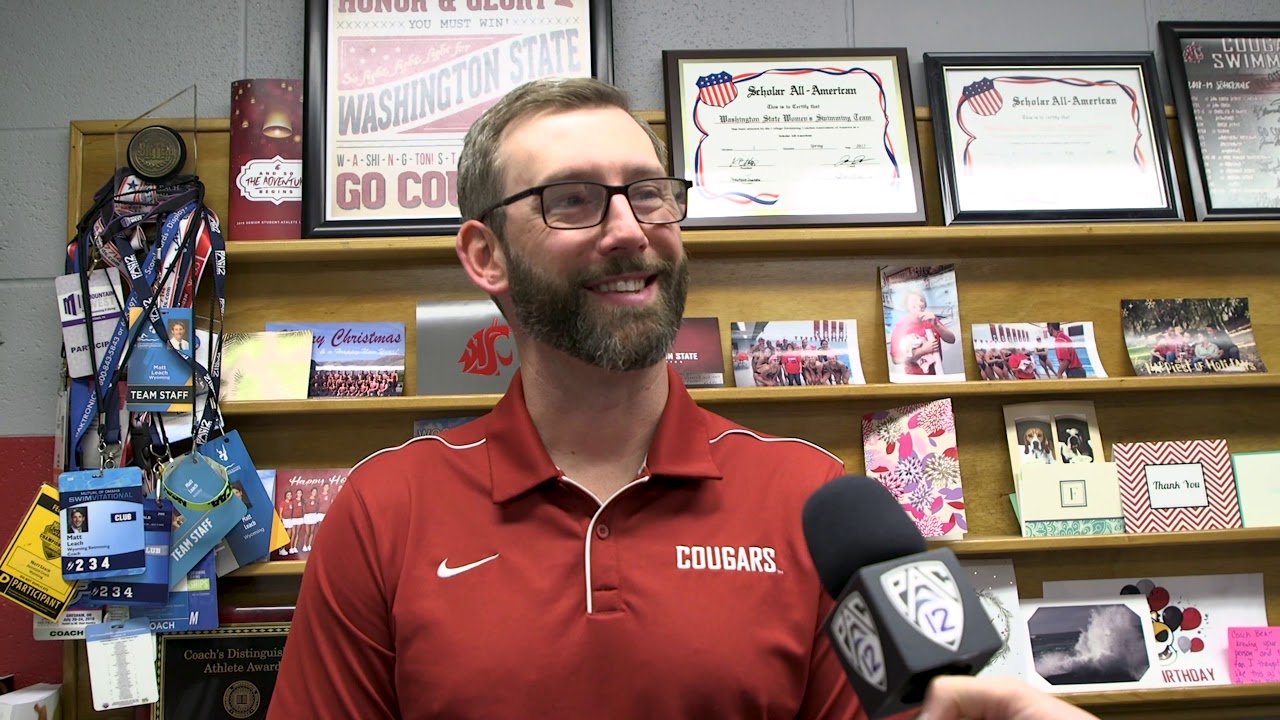 WSU Swimming: Matt Leach Press Conference 1/15/20 - YouTube