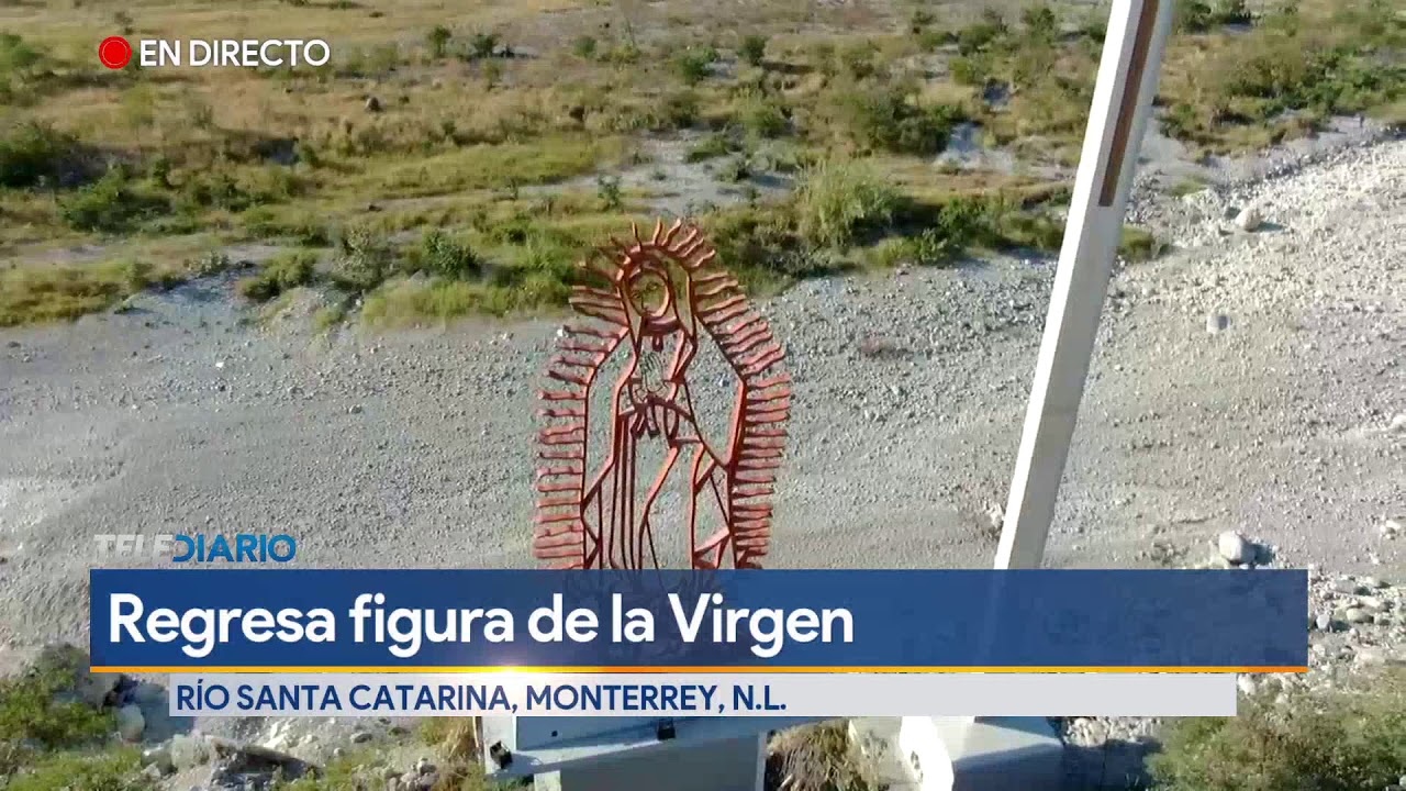 Reinstalan estructura de la Virgen de Guadalupe en el Río Santa ...