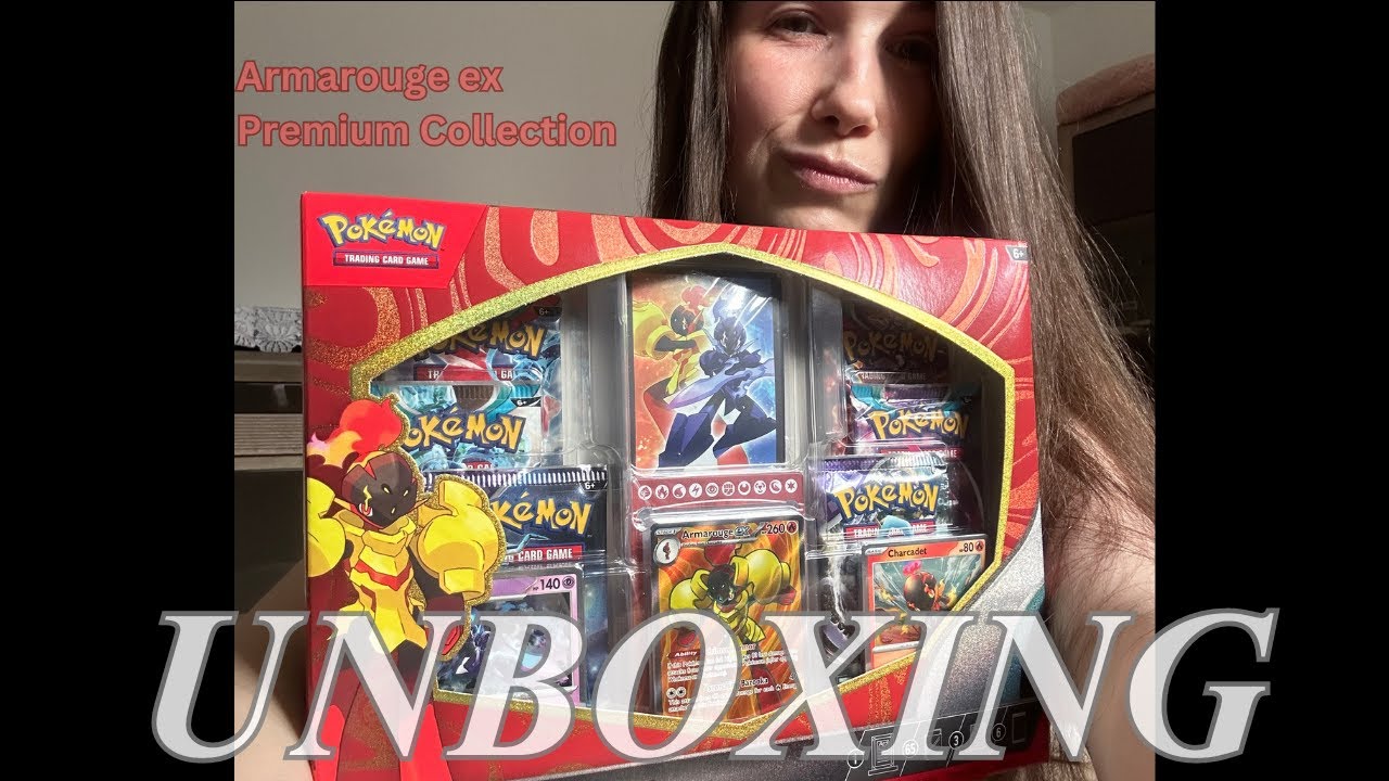 Otváračka Pokémon TCG: Armarouge ex Premium Collection - YouTube