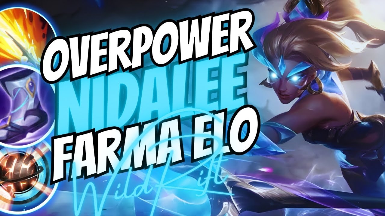 GAME INSANDO DE NIDALEE WILD RIFT - CARREGANDO DE NIDALEE - YouTube