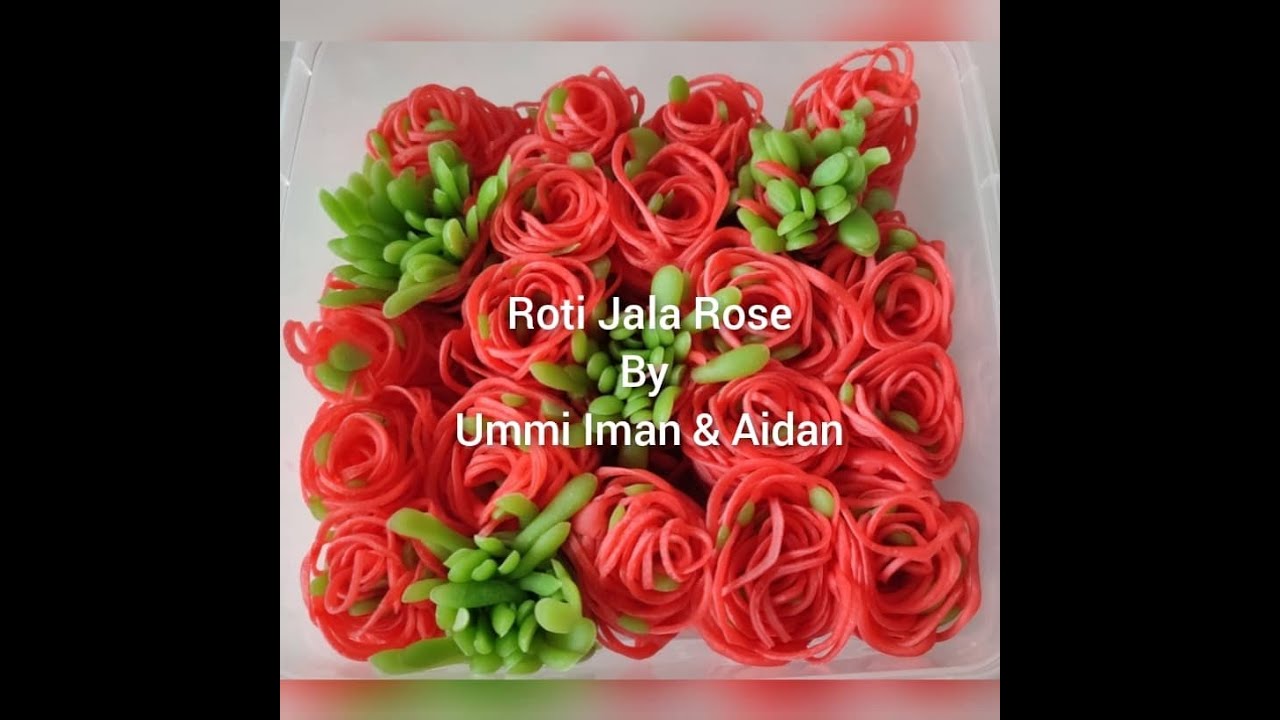 Cara Buat Roti Jala Rose(Jala Jelita) #jalarose #jalajelita #rotijala # ...