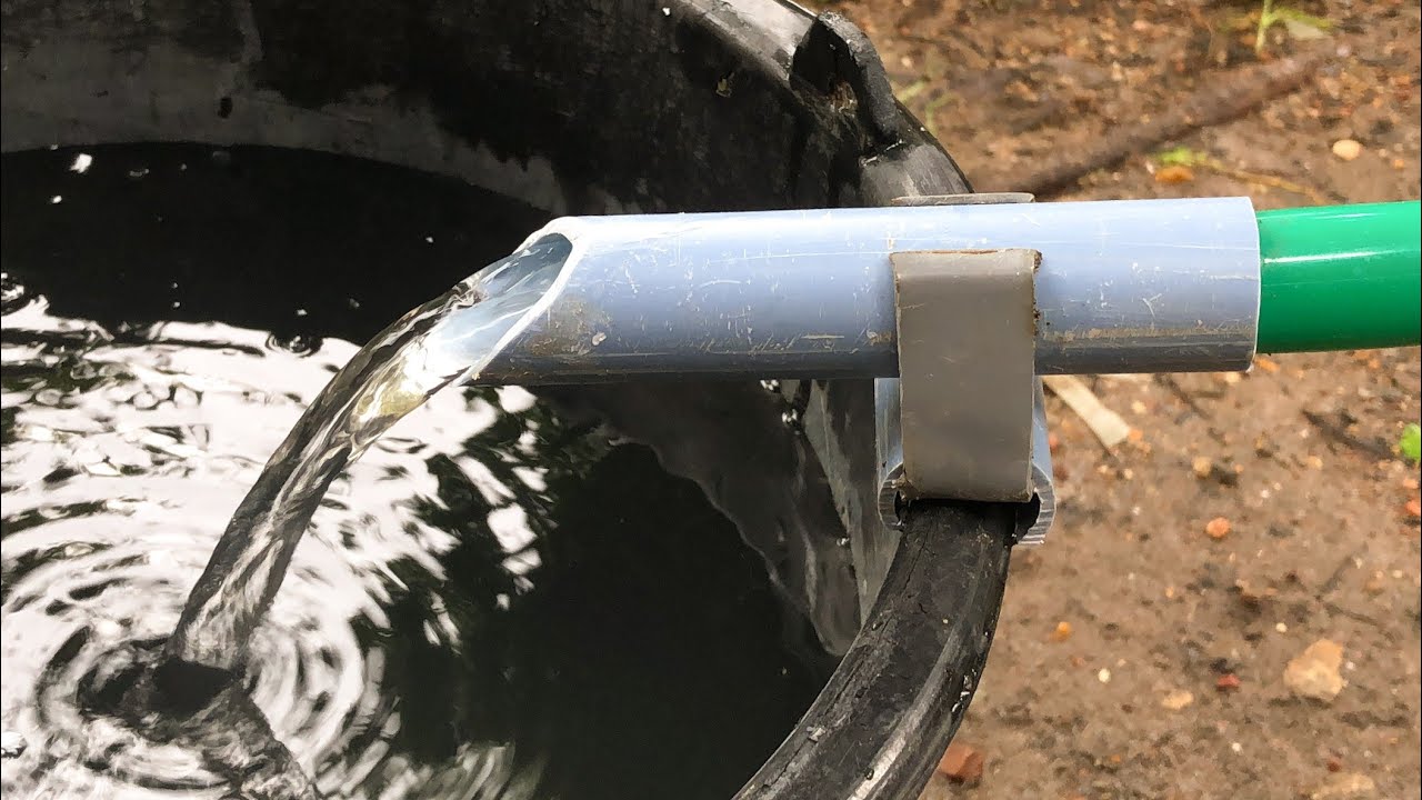 No More Upset! An Easy Way to Make a Bucket Hose Holder - YouTube