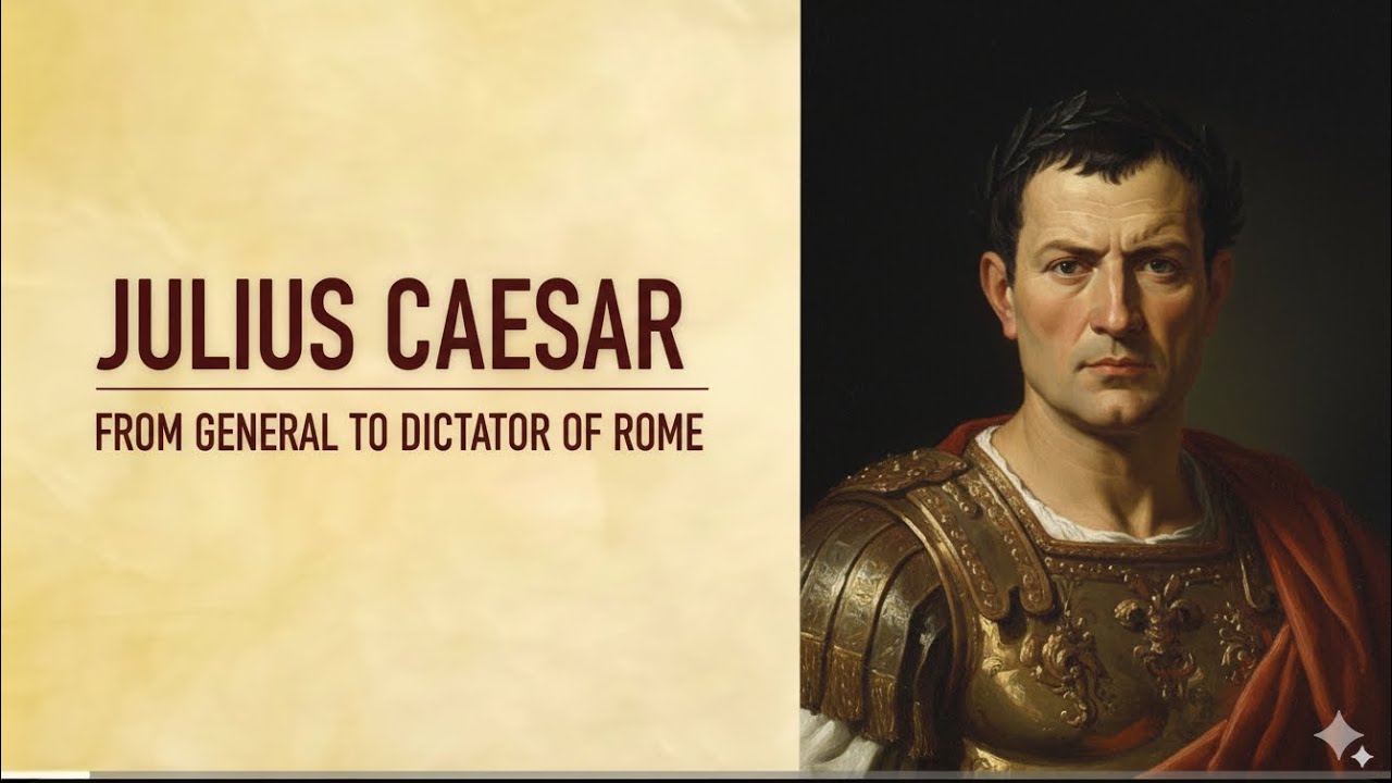 Julius Caesar: From General to Dictator of Rome | Biography - YouTube