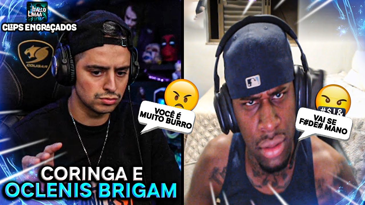 CORINGA E OCLENIS SE DESENTENDE AO VIVO APÓS EXPLICAÇÃO DO CORINGA ...