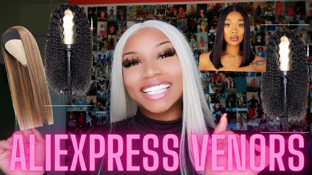 THE BEST ALIEXPRESS WIG VENDORS *synthetic* LACE FRONTS, BANGS ...