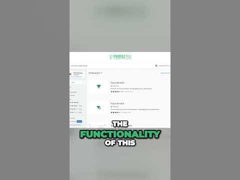 Supercharge VUEjs Development with VUEjs DevTools | Chrome Extensions for Web Developers #Shorts ...
