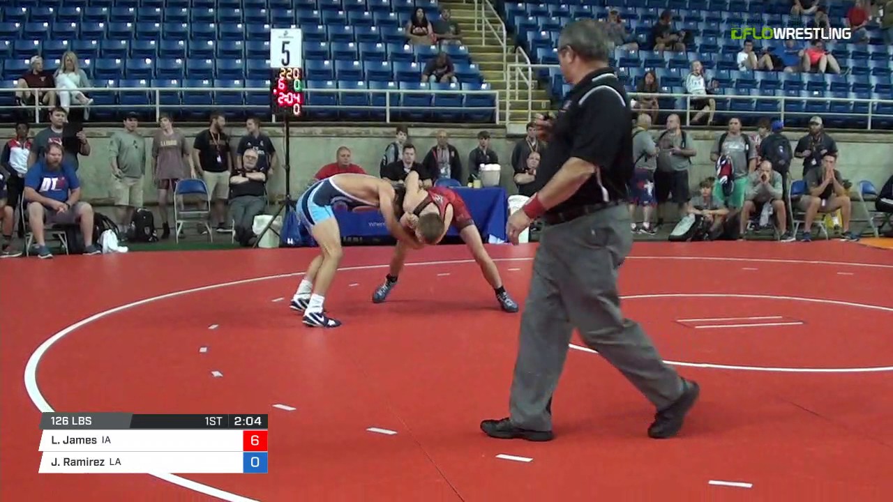 Cadet GR 126 Round of 64 - Logan James (IA) vs. Jacob Ramirez (LA ...
