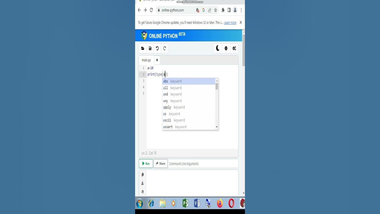 How To Find Data Types In Python Python Pythonprogramming Pythontutorial Youtube
