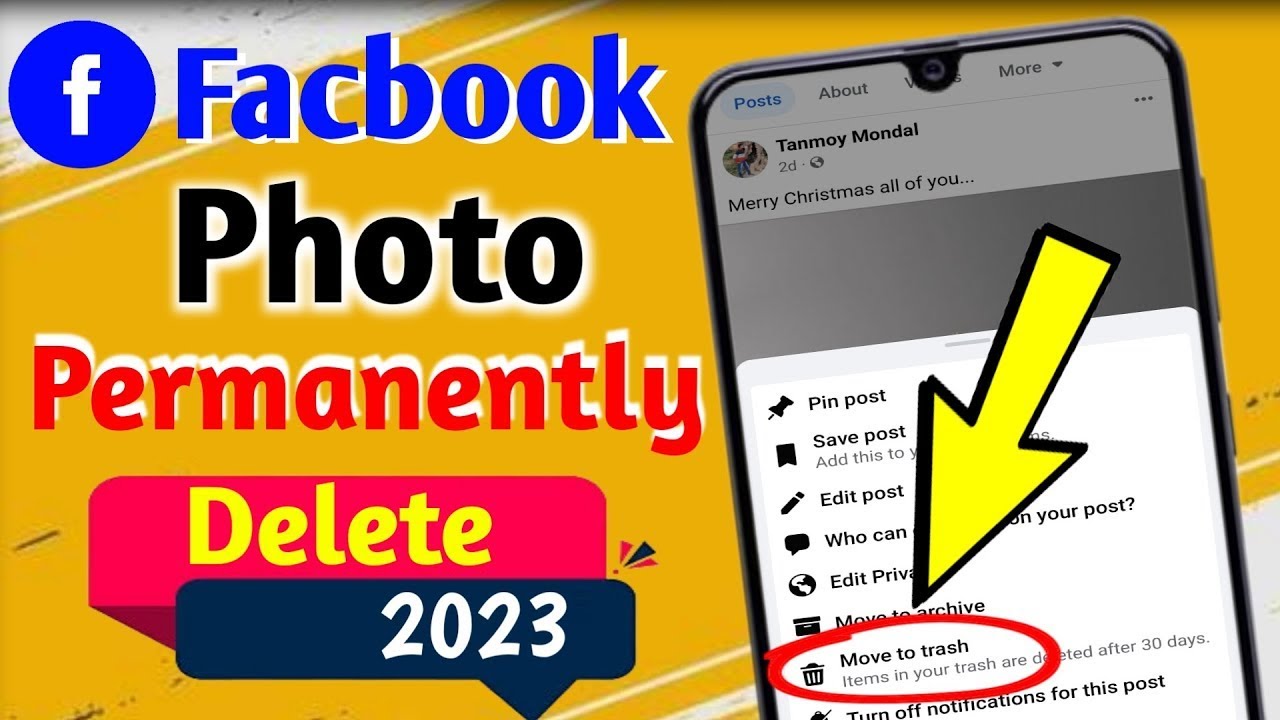 How to delete facebook photos | facebook photo delete kaise kare ...