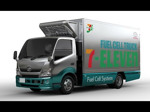 Toyota 7-Eleven Fuel Cell Delivery Trucks - YouTube