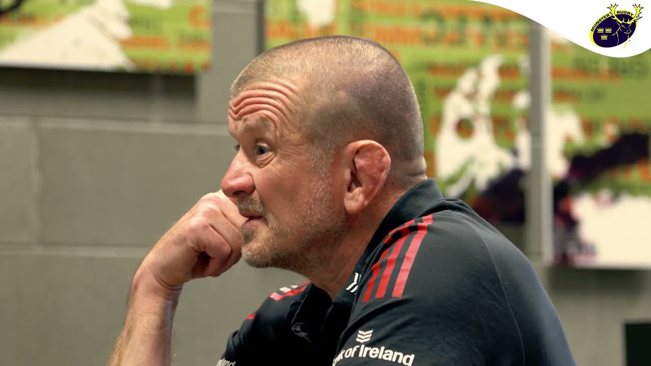 Graham Rowntree's First Interview As Munster Head Coach - YouTube