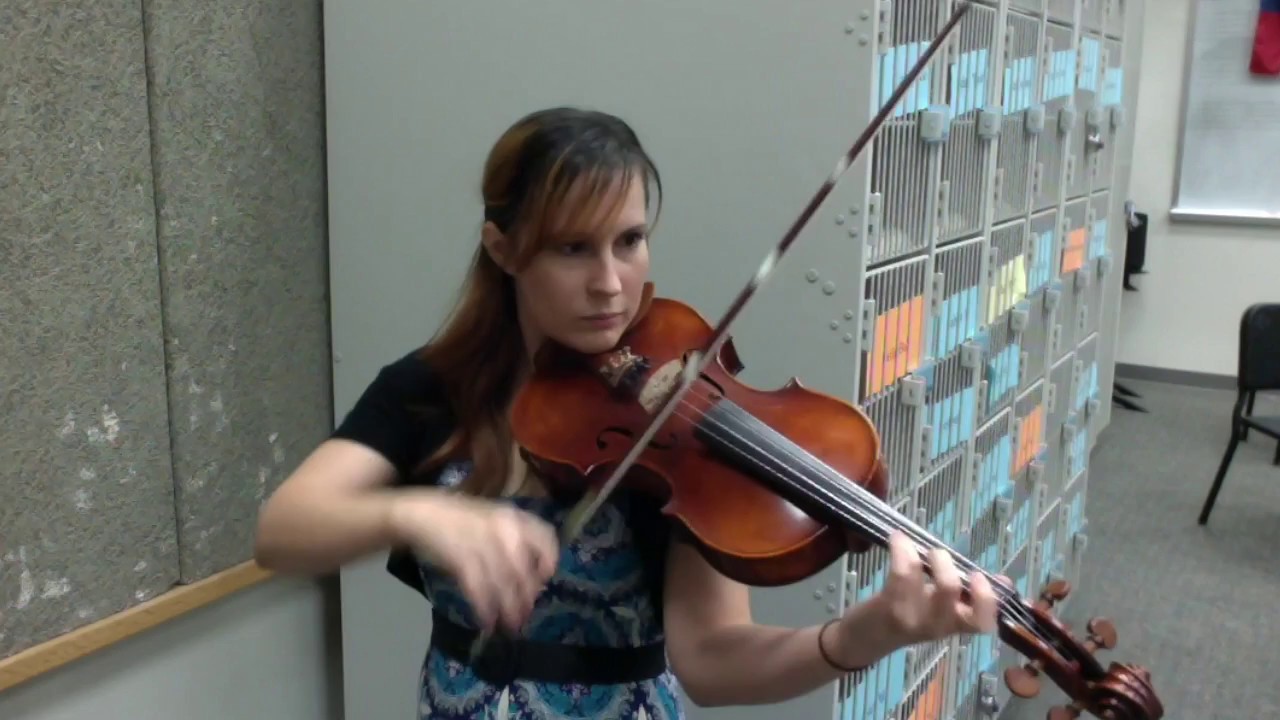 Viola Solo - Hunter's Chorus - Weber - Suzuki Book 2 - YouTube