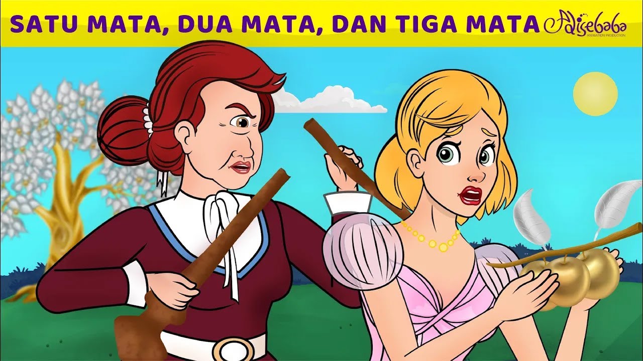 Satu Mata, Dua Mata dan Tiga Mata 💖 | Kartun Anak Anak | Bahasa ...