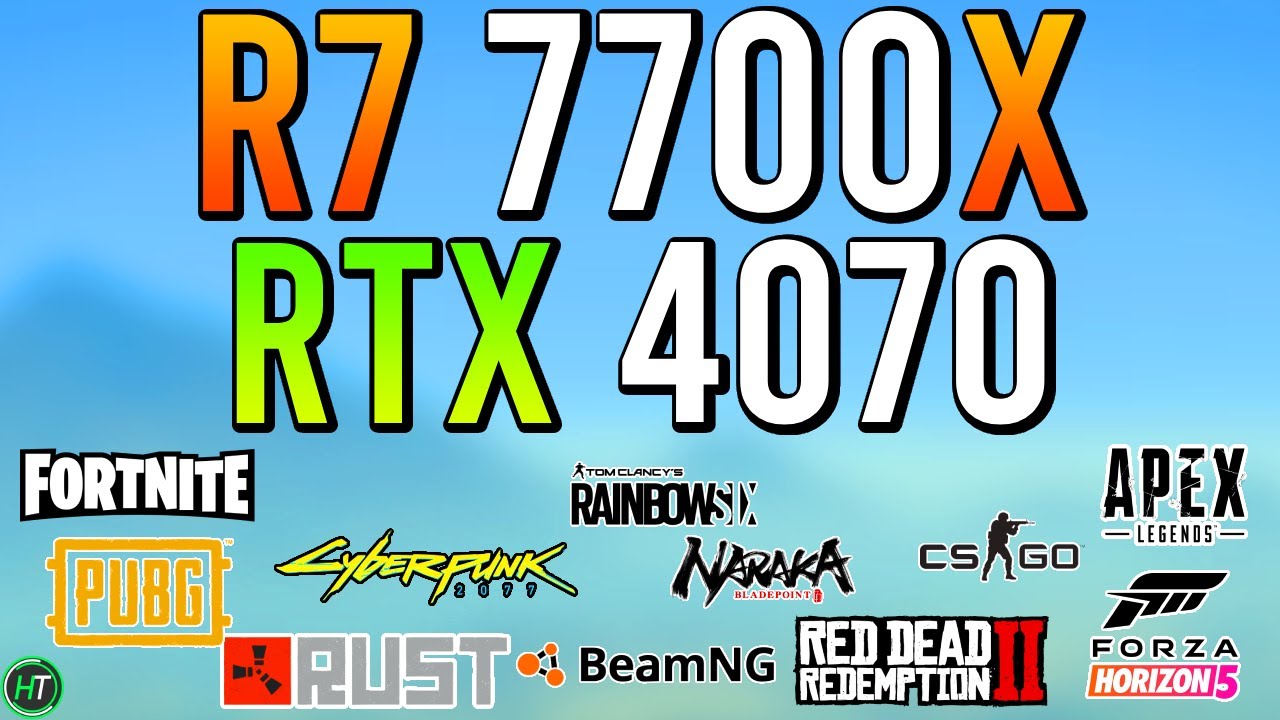 RTX 4070 12GB + Ryzen 7 7700X - The Ryzen 4070 Combo - YouTube
