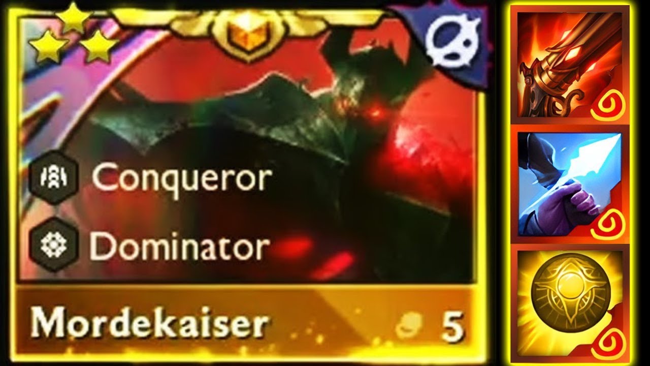 Bluetooth ADC Mordekaiser Carry be like!⭐⭐⭐6 Dominator !? | TFT Into ...