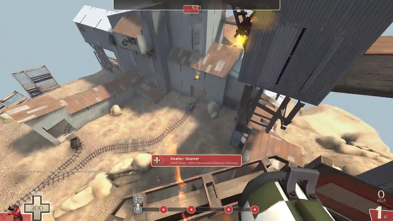 TF2 - pl_upward wall-bugging and air strike - YouTube