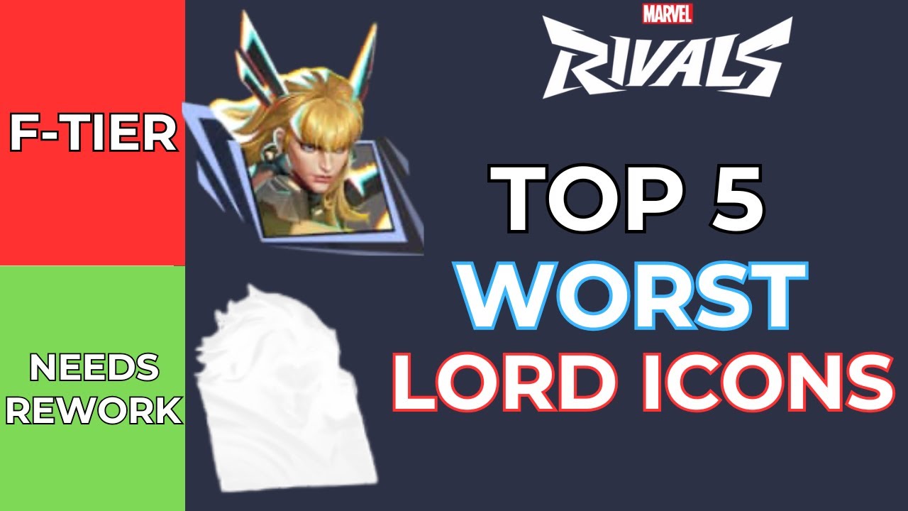 Top 5 Worst Marvel Rivals Lord Icons - YouTube