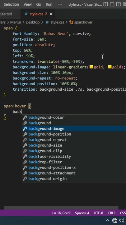 How To Make Css Highlight Text Hover Effect Html And Css Asmr Programming No Talking Youtube