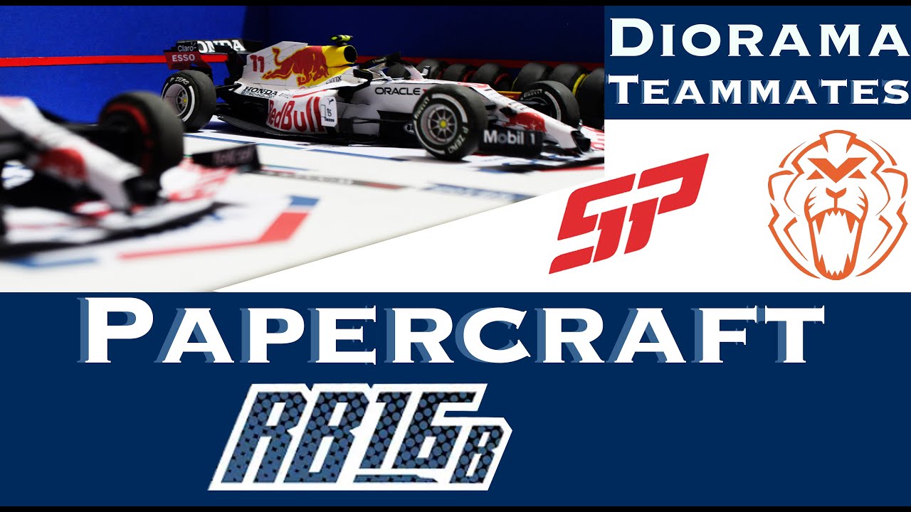 RB16B RedBull Racing 2021 Papercraft tutorial Max Verstappen Champion ...