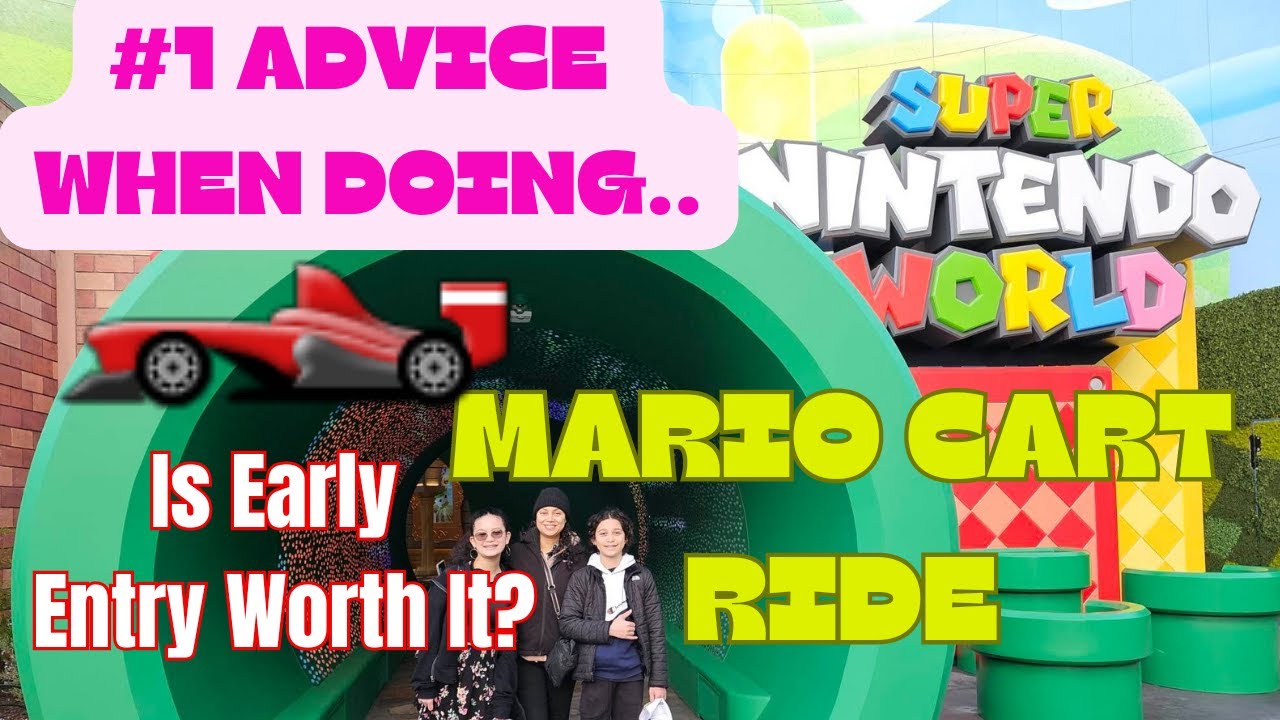 Super Nintendo World | Mario Cart Ride Plus TIPS #SuperNintendoWorld # ...