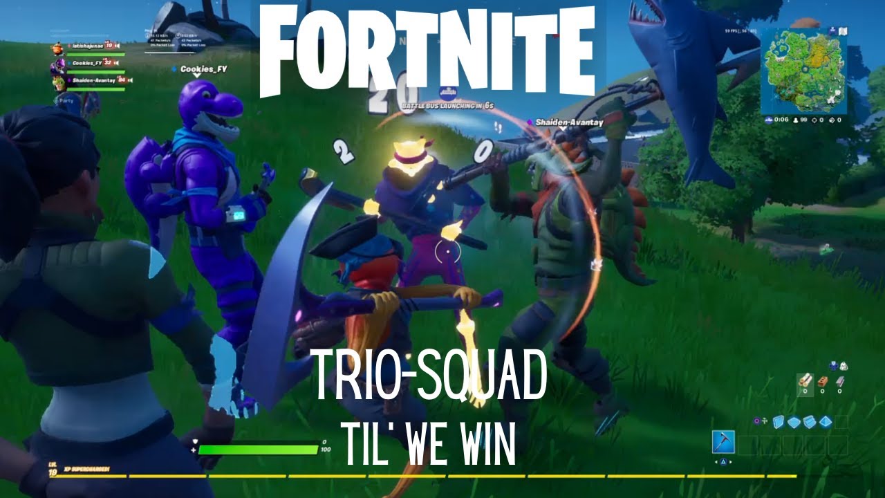 We Played Trio-Squads Until We Won - Fortnite - YouTube