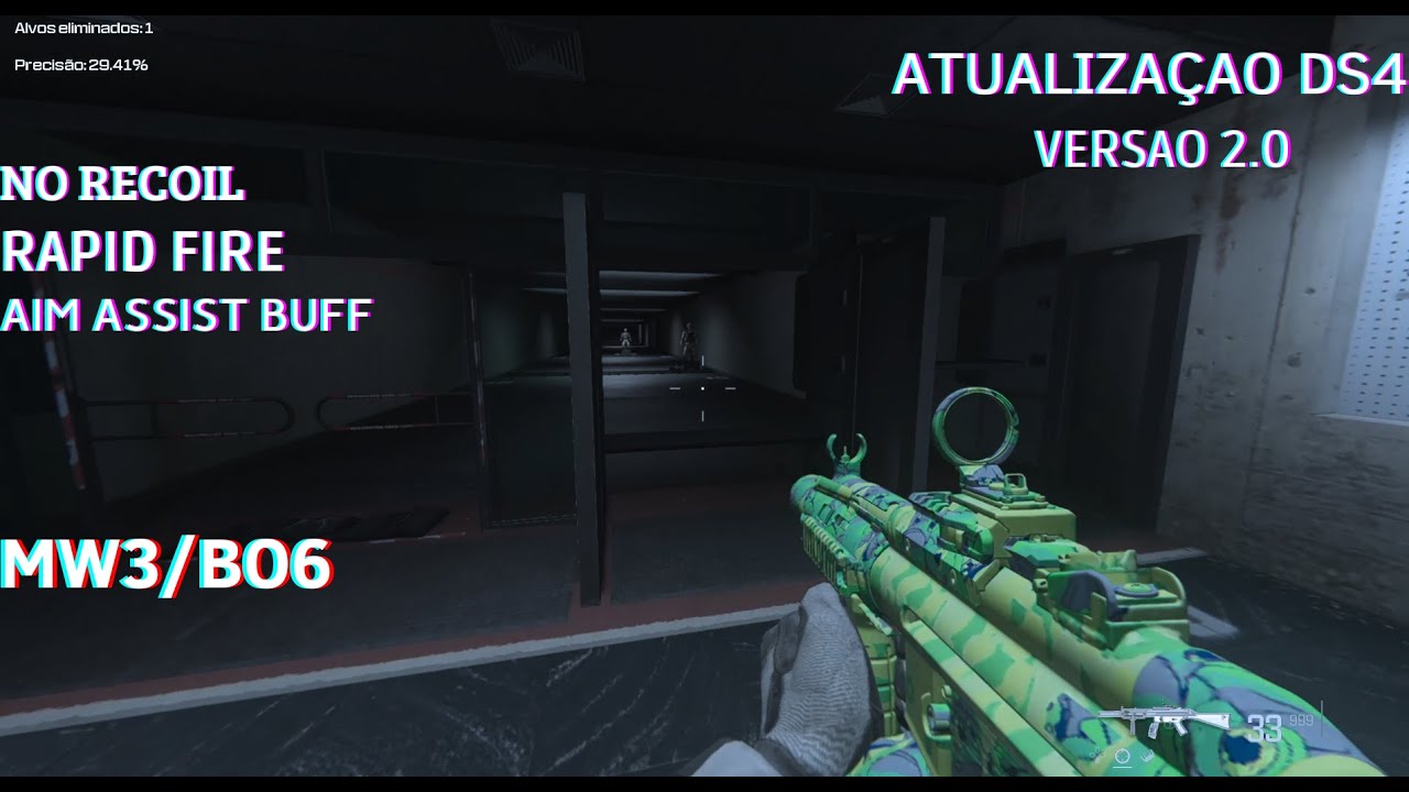 DS4 MW3/BO6 AIM ASSIST BUFFADO NO RECOIL PING AIM ASSIST DIRECIONAL 0 ...