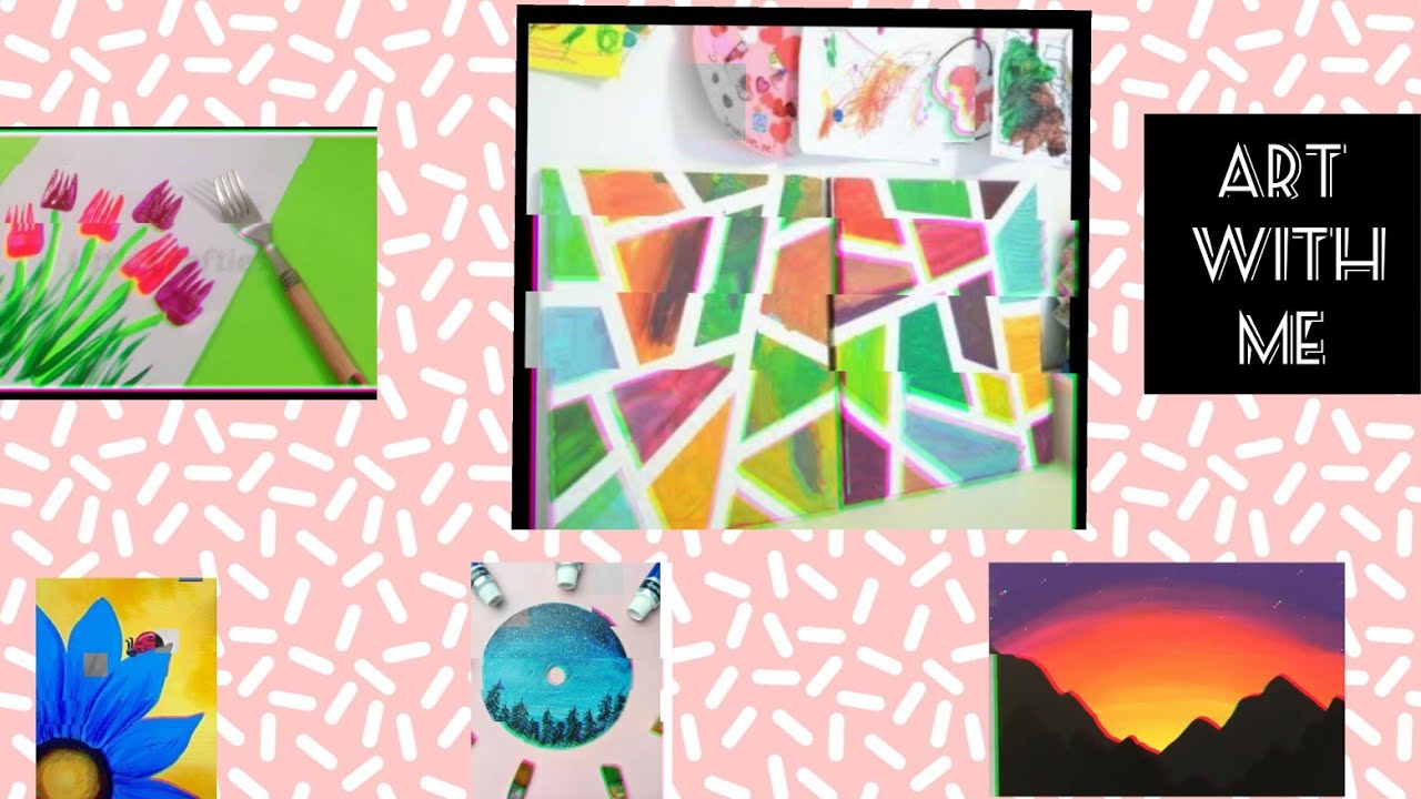 painting pictures (*art with me*)🎨🎨🖌️ want tutorial comment down - YouTube