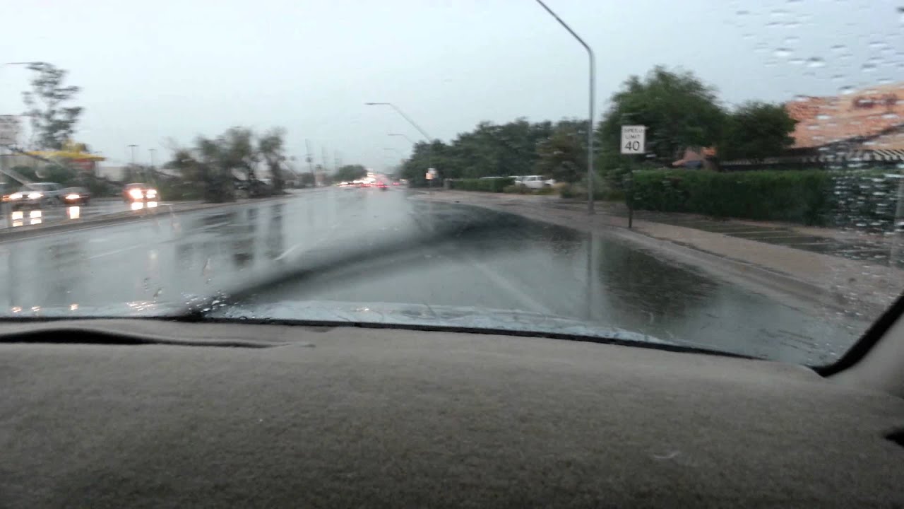 Tucson Flash Flood Monsoon Damage - YouTube