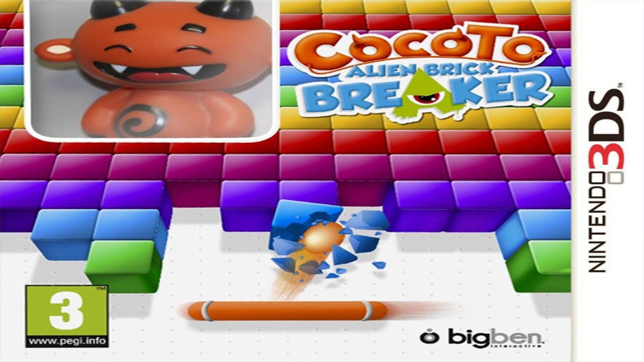 Cocoto: Alien Brick Breaker Gameplay Nintendo 3DS - YouTube