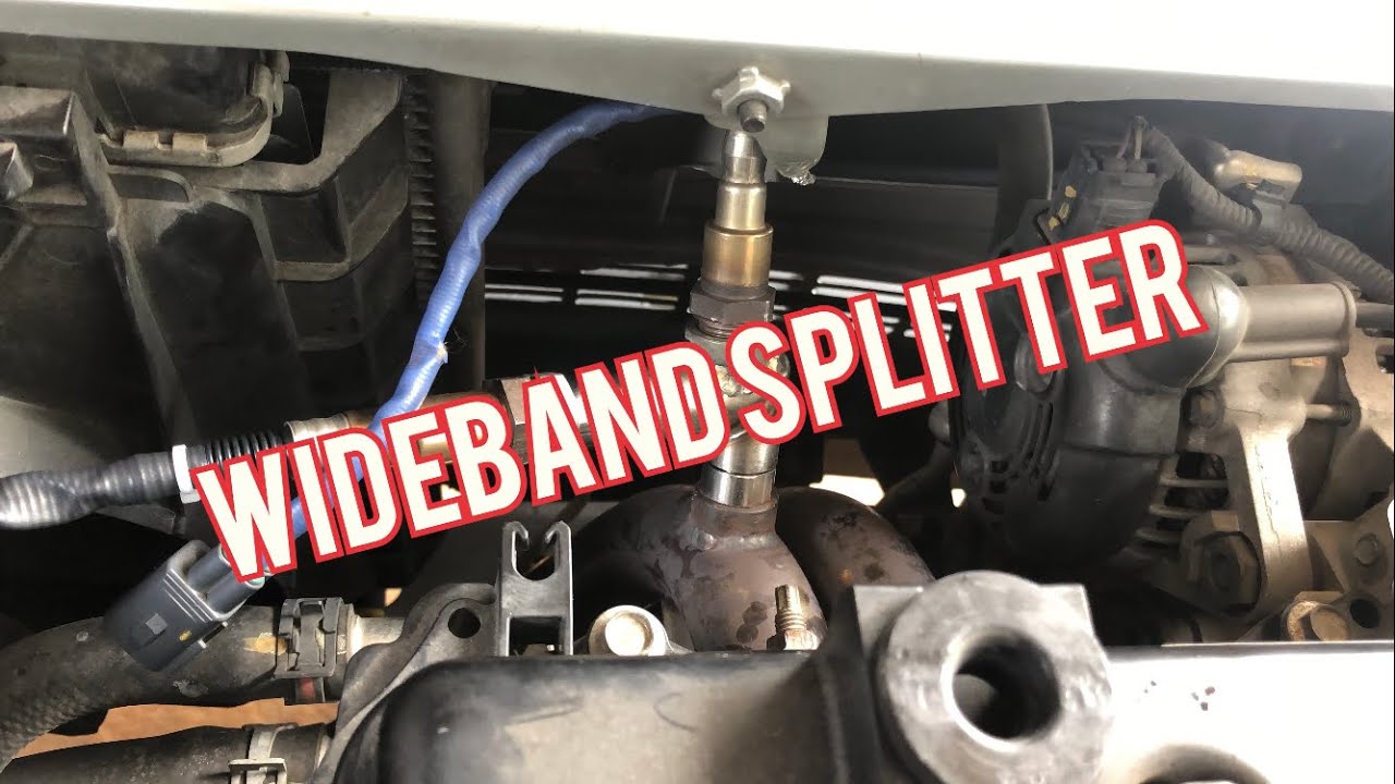 Splitter Oxygen Sensor for wideband afr red leo Perodua Axia - YouTube