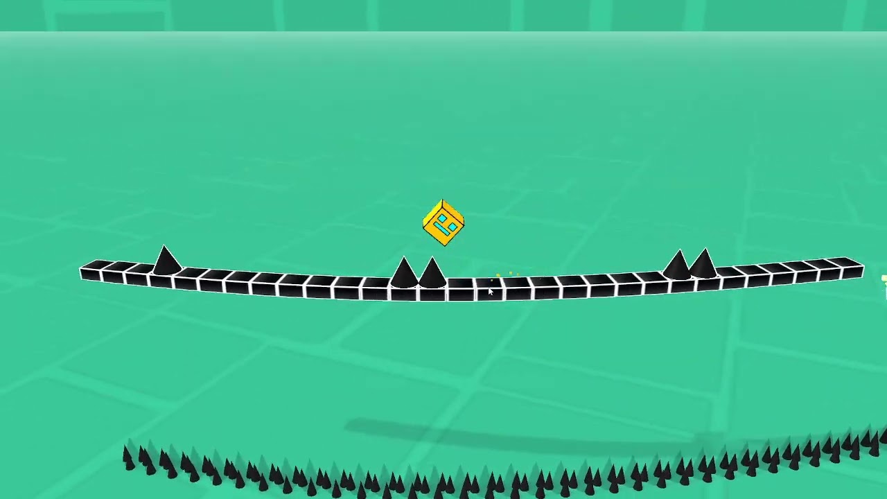 PROBANDO EL NUEVO GEOMETRY DASH EN 3D (3Dash) - YouTube