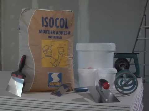 ISOCOL MORTIER - Mortier Adhésif - YouTube