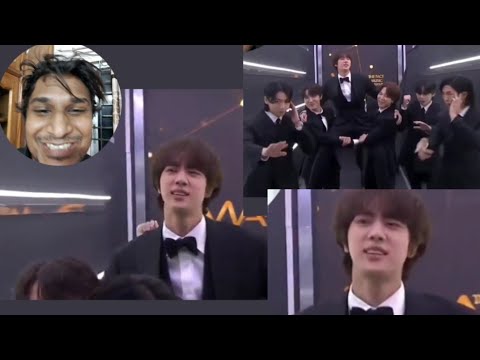 BTS Jin Grand Entrance After Winning Solo Award TMI 2022 - YouTube