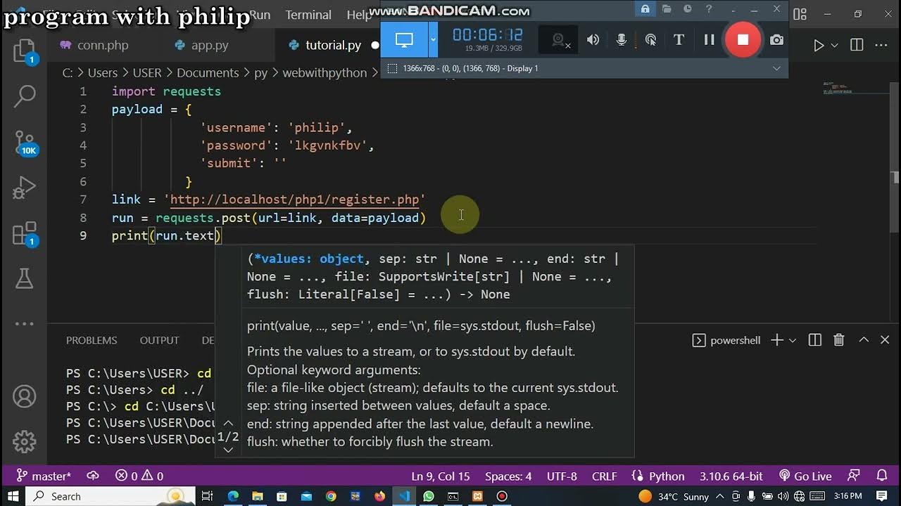 Database Flooding Database Hacking Automation Python Pythonprogramming Pythontricks