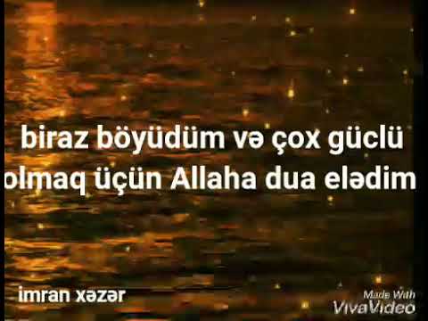 Bizə baxmaq üçün göz verilib, görmək üçün isə ağıl! STATUS UCUN