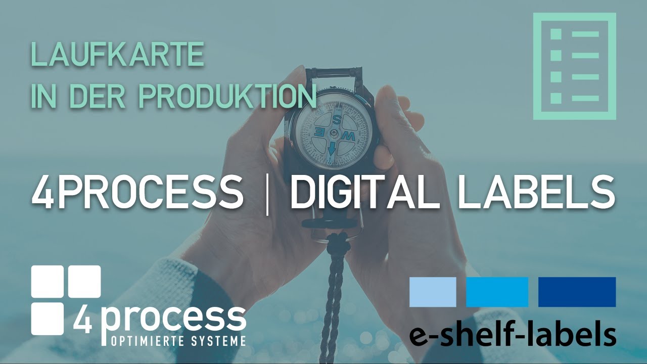 4process | Digital Labels – Laufkarte in der Produktion - YouTube